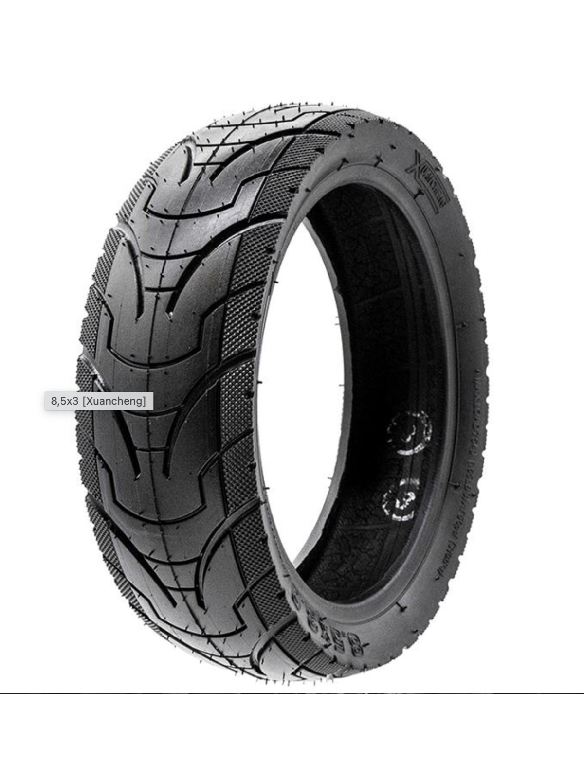 Changement Pneu + chambre a air 8,5x3